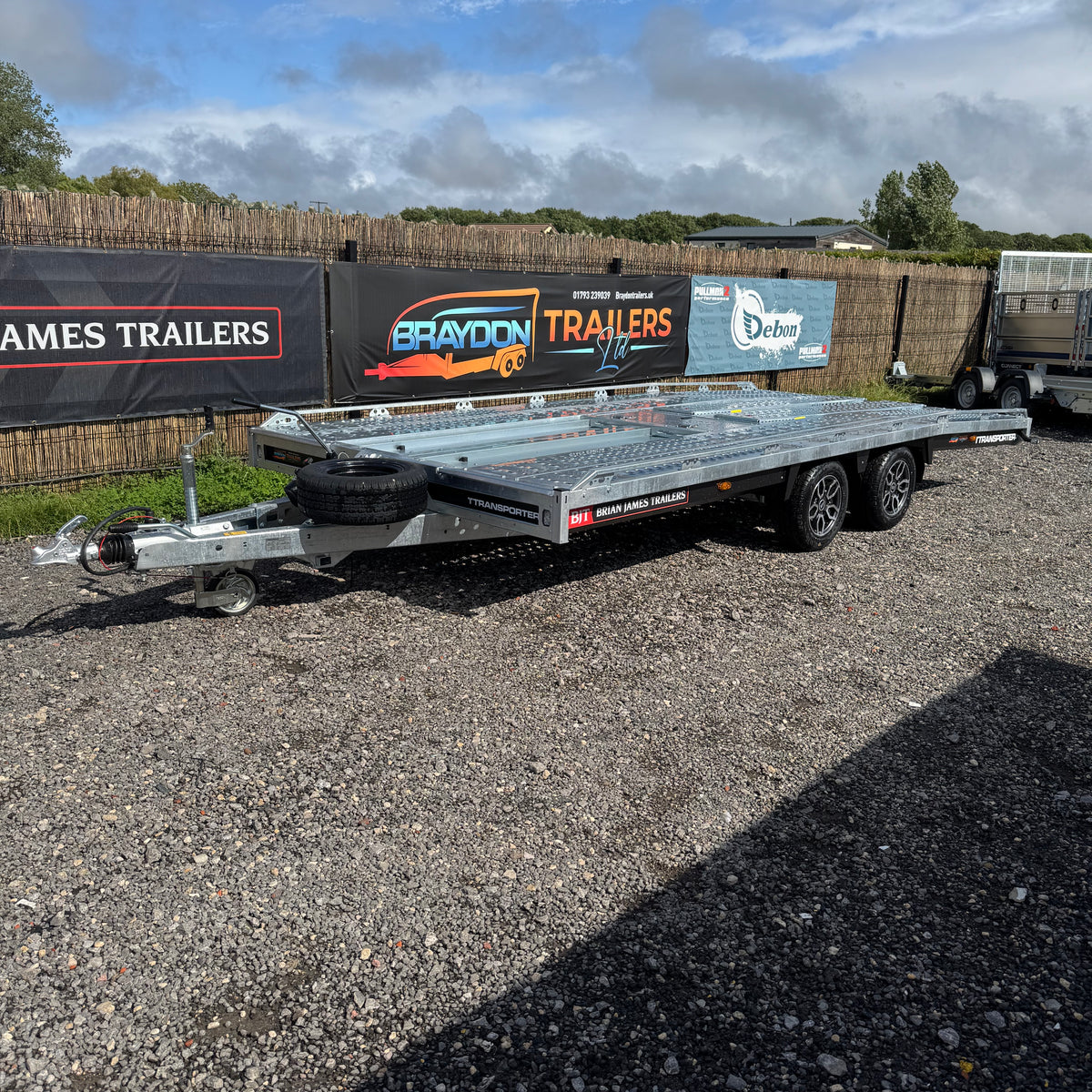Brian James T Transporter T4 Car Trailer 5.0m x 2.24m 3.5T Twin Axle 2 ...