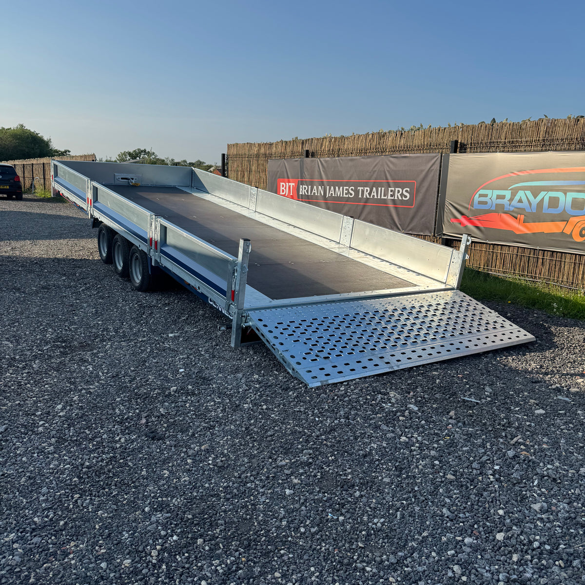 Brian James Connect Flatbed Trailer – 5.5m x 2.29m | 3.5T | Triple Axl ...